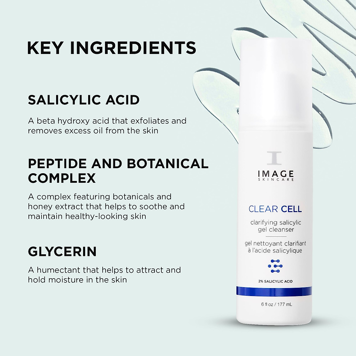 Image Skincare Clear Cell Clarifying Salicylic Gel Cleanser 177 ml / 6 oz