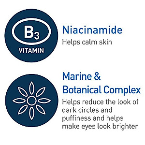 CeraVe Eye Repair Cream | 2 Pack (0.5 Ounce each) | Eye Cream for Dark Circles and Puffiness | Fragrance Free