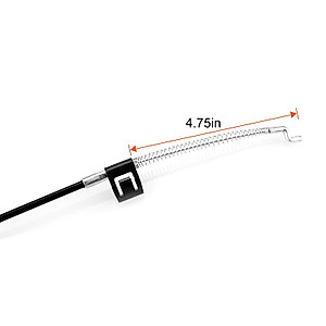 STARVAST Sofa Recliner Cables, 3 Pcs D-Ring Recliner Release Cables Couch Recliner Replacement Part Pull Handle Cable, Hook Exposed Cable Length (4.75") Total Length 36.5 Inch