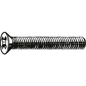 #2-56 x 1/4" Flat Head Phillips Machine Screw, 100 pk.