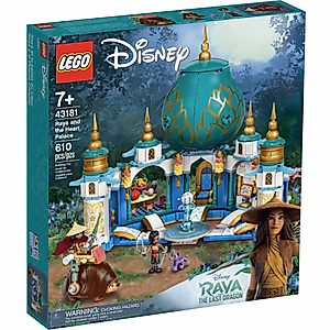 LEGO Disney Raya and The Heart Palace 43181 Imaginative Toy Building Kit; Makes a Unique Disney Gift for Kids Who Love Palaces and Adventures with Disney Characters, New 2021 (610 Pieces)