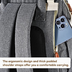 CHILDLIKE BEHAVIOR Toddler Diaper Backpack - Baby Diaper Bag Changing Station for Babies, Infant or Toddler - Tear Resistant Waterproof Fabric with Strong Zippers and Lining