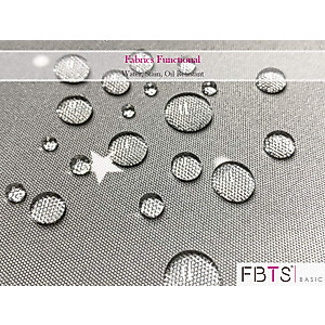 FBTS Basic Pack of 3 Adjustable Aprons for Women and Men, Water Resistant Aprons with 2 Pockets for Kitchen Cooking Baking Housework BBQ Drawing