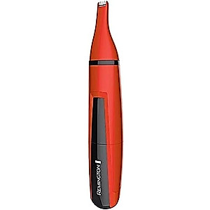 Remington ND3150CDN Pocket Size Battery Operated Travel Nose Ear Trimmer, Red