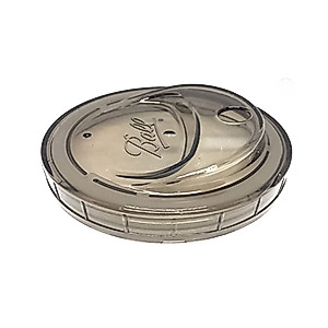 Regular Mouth Quart 32-Ounces Ball Mason Drinking Jar With Ball Sip & Straw Lid - Fits Regular Mouth Mason Jars - For Smoothies, Milk Shakes, Protein Shakes, Iced Coffee, Tea & Dishwasher Safe