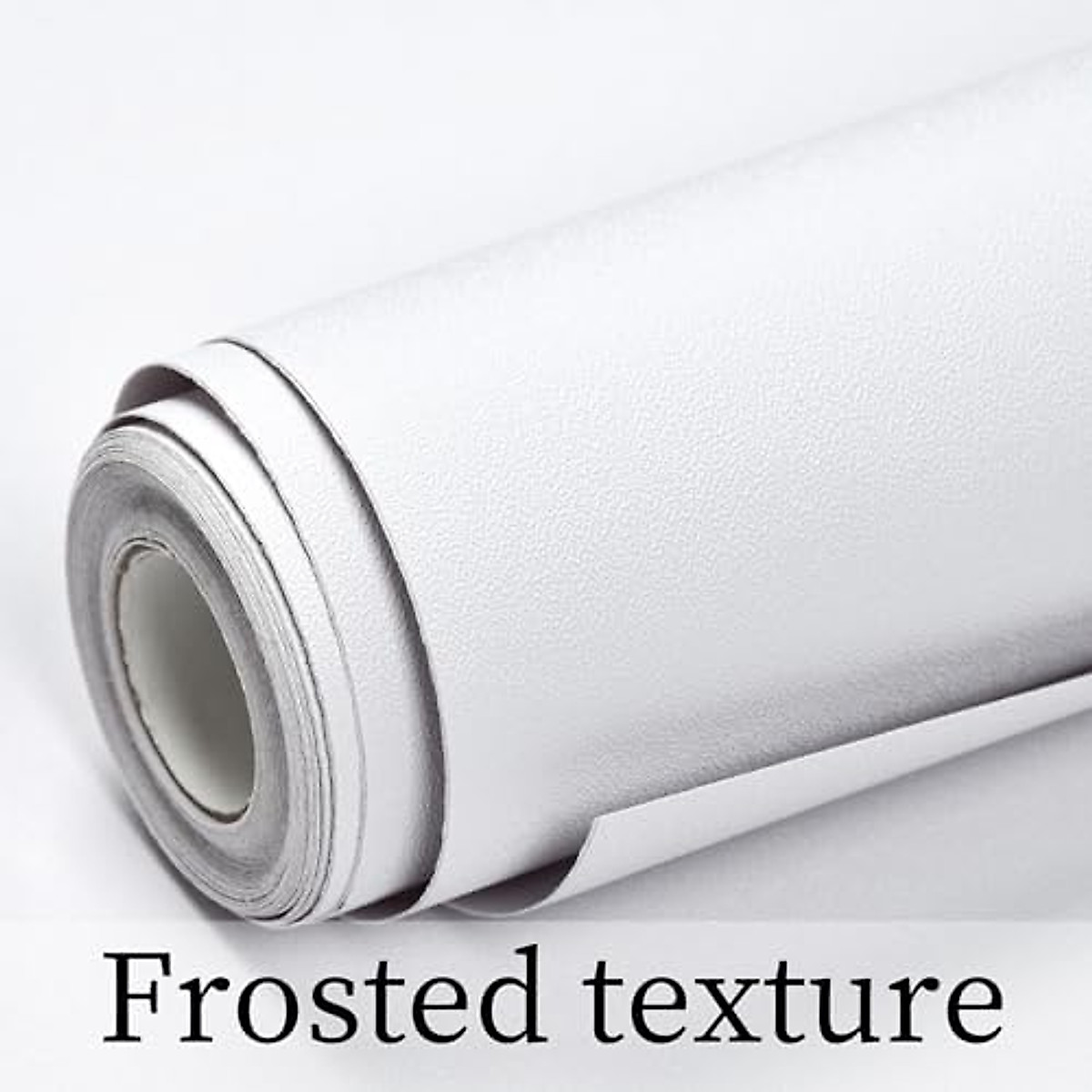 Aniboo White Contact Paper Matte White Peel and Stick Wallpaper for Bedroom Removable Wallpaper Self-Adhesive Solid Contact Paper for Cabinets Countertops Shelf Liner Drawer Waterproof 15.7"x78.7"