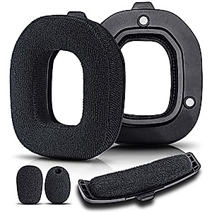 A50 Mod Kit Gen 4 - Compatible with Astro A50 Gen 4 Headset I Ear Pads/Headband/Replacement Ear Cushions/Microphone Foam - Not Suitable for A50 Gen 3 (Soft Velour)