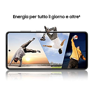 Samsung Galaxy A52 (SM-A525F/DS) Dual SIM, 128GB/ 6GB RAM, Factory Unlocked (GSM ONLY | Not Compatible with Verizon/Sprint/Boost), International Version - No Warranty (Awesome White)