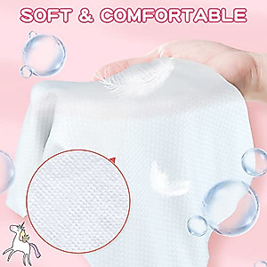 Kids Disposable Face Masks Girls - 50 Pack Kids Mask Disposable Children Small Size Unicorn Face Mask 3 Ply Cubrebocas Para Niños Individually Wrapped