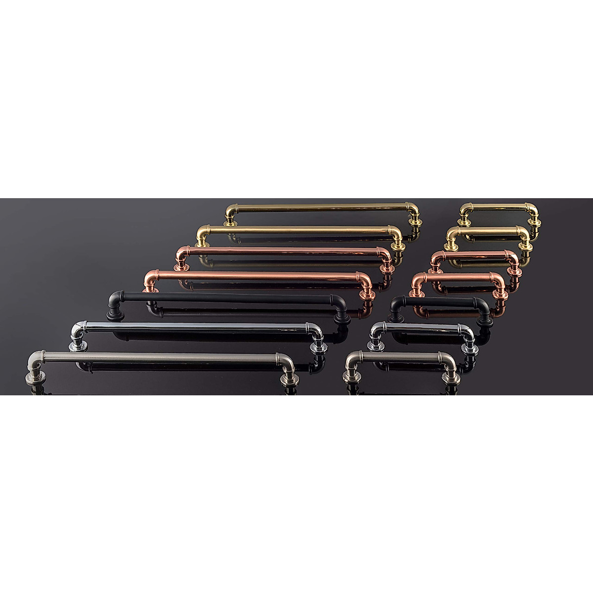 Richelieu Hardware BP2209128900 Steampunk Collection 5 1/32 in (128 mm) Center Matte Black Eclectic Cabinet Pull