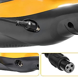 42V 2A Battery Charger 3 Prong Inline Connector Universal Power Supply Adapter for 36V Lithium Battery, 36V Pocket Mod, 36Volts Sports Mod Power Supply Adapter