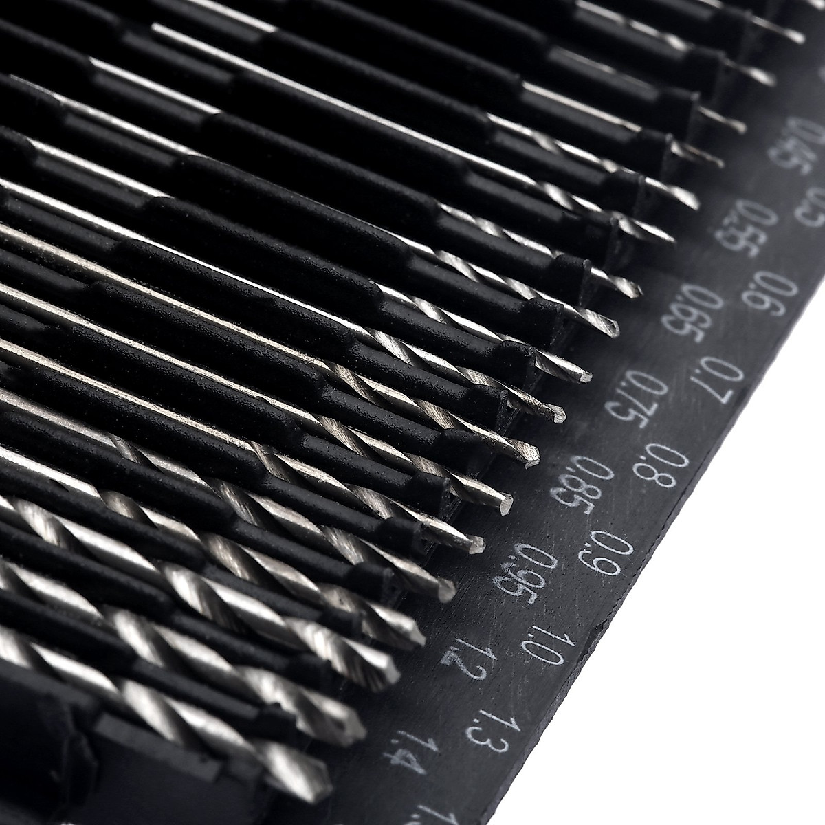 Dophee 20Pcs 0.3mm-1.6mm HSS Mini Micro Twist Precision Drill Bit Set Craft Tool + Case