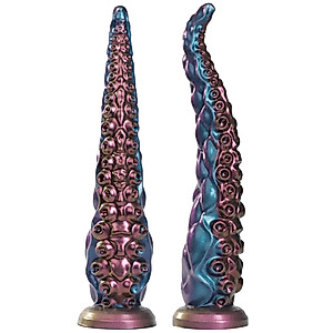 COKARAGE Tentacle Dildo Sex Toys - 12.9" Realistic Anal Dildo with Strong Suction Cup, Anal Toys for G Spot & P Spot Stimulation, Huge Monster Silicone Dildos Anal Plug Prostate Massager
