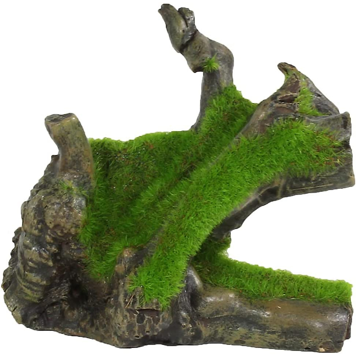 Penn-Plax Aqua-Flora Aquarium Living Resin Decorations with Embedded Glosso Plant Seeds: Naturally Inspired Bogwood 3-Piece Bundle – Safe and Healthy for Freshwater Fish