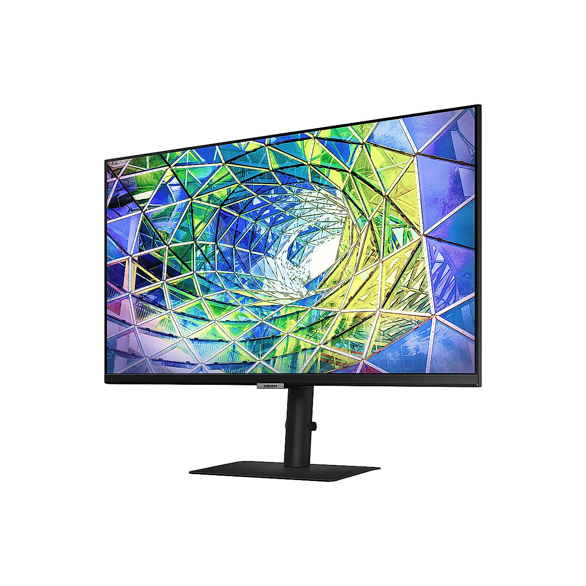 SAMSUNG S80A Series 27-Inch 4K UHD (3840x2160) Computer Monitor, HDMI, DP, USB Hub with USB-C, HDR10 (1 Billion Colors), Built-in Speakers, Fully Adjustable Stand with Pivot (LS27A800UNNXZA) (Renewed)