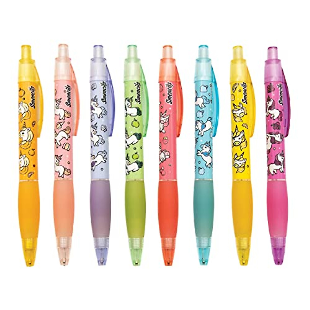 Mechanical Smencils - Scented Mechanical Pencils, 8 Count, Medium Point (0.7mm) (Unicorn)