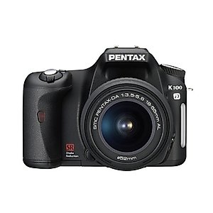 Pentax K100D 6.1MP Digital SLR Camera Shake Reduction and 18-55mm f/3.5-5.6 Lens