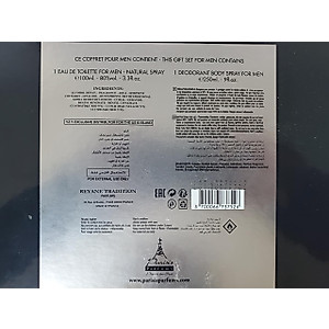 INSURRECTION 2pc Gift Set for Men (edt spray 3.3oz + Deodorant Spray 9oz)