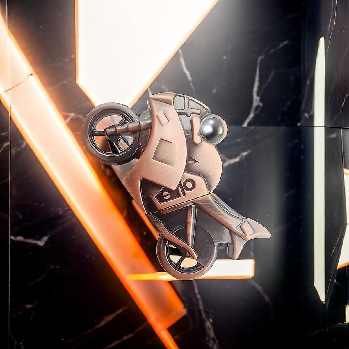 WooTeck 64GB Strong Metal Motorcycle USB Flash Drive Memory Stick Pendrive Copper