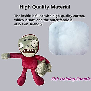 Suyudian 12" 1 PCS PVZ Plant and Zombies Plush Toys PVZ Figures 1 2 Stuffed Soft Doll Dolphin Rider Zombies New