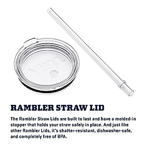 YETI Rambler 35 oz Straw Mug, Vacuum Insulated, Stainless Steel, Canopy Green