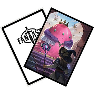 Fantasy North - Grebula - The Slime Queen - 100 Smooth Matte TCG Trading Card Sleeves - Fits Magic MTG Commander Pokemon and Other Card Games - Playing Card Sleeves