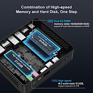 Intel Nuc 11 NUC11ATKC4 Atlas Canyon Mini pc,Intel Celeron N5105, 2.0 GHz - 2.9 GHz Burst, 4 core, 4 Thread, 15W Intel UHD Graphics, 450 – 800 MHz Burst, 16GB RAM, 512GB SSD, Windows 11 Pro
