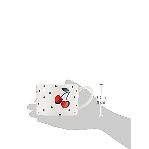 Kate Spade Vintage Cherry Dot Weekend Mug, 0.75 LB, Red