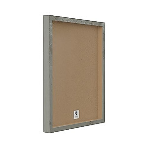 Stupell Industries Be The Nice Kid Black And White Inspirational Word Design Framed Wall Art, 11x14, Gray