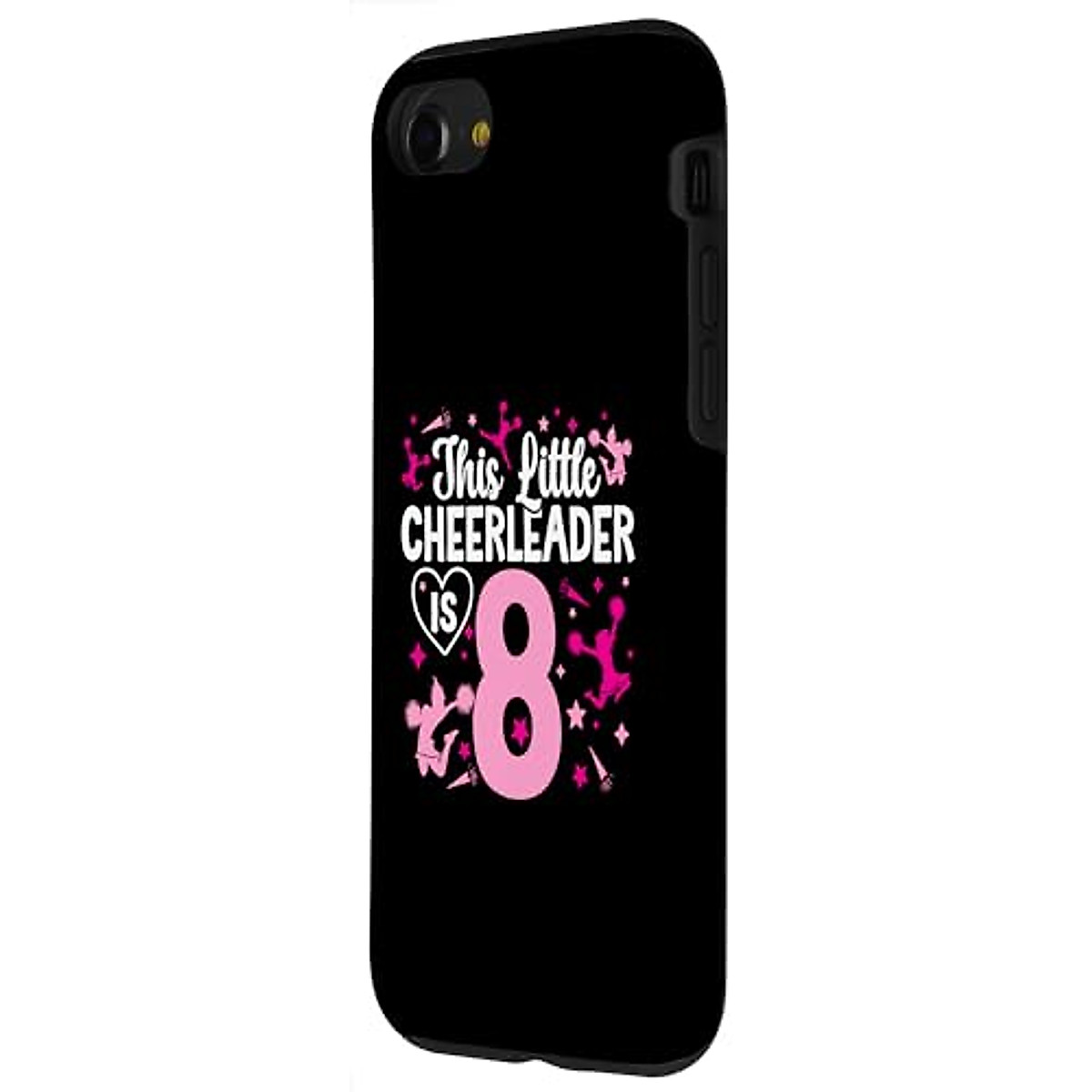 iPhone SE (2020) / 7 / 8 8th Birthday Cheerleading Girl Eight Year Old Cheerleader Case