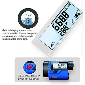 KANDUO Golf Rangefinder,6X Laser Distance Finder,Rangefinder telescope handheld outdoor distance measuring instrument golf height measurement speed angle measurement The Perfect Range Finder Golfing A