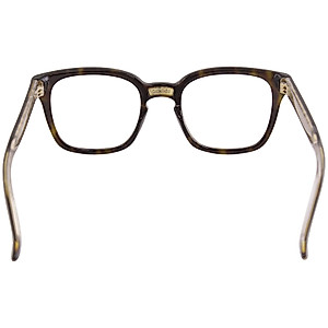 Gucci 0184O 002 Havana Plastic Square Eyeglasses 50mm