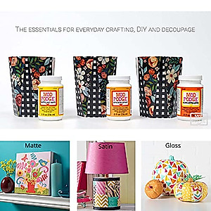 Mod Podge Gloss Sealer, Glue & Finish: All-in-One Craft Solution- Quick Dry, Easy Clean, for Wood, Paper, Fabric & More. Non-Toxic - Craft with Confidence, Made in USA, 32 oz., Pack of 1