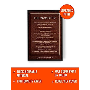Modern Family Poster – Cool TV Props Family Posters Inspired by Phils Osophy Book Modern Family Merchandise – Modern Family Life Lessons From Dad – Cool College Posters from Loving Family Dad Phil