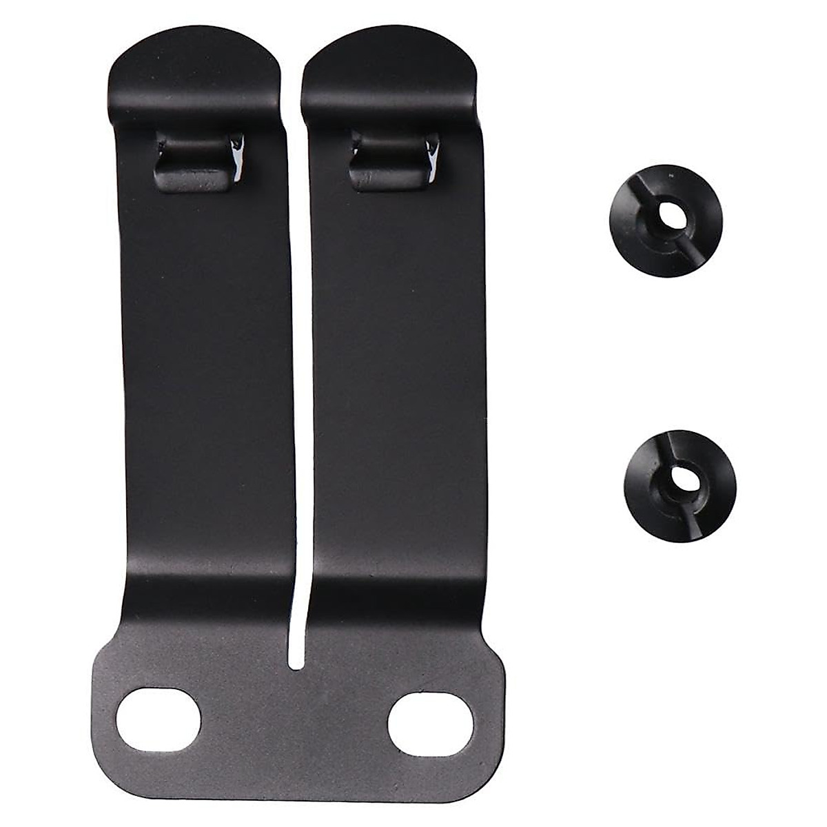 Urjumpea Discreet Monoblock Clip Sheath Belt Clip Clasp Metal Mounting Hardware with Screws, Holster Sheath Belt Clip Clasp