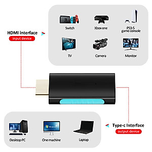 ANRIS Video Capture Card, HDMI USB Video Capture Card for Gaming, Streaming, Teaching, Video Conference or Live Broadcasting, Compatible with PS3, PS4, PS5, XboxOne, Nintendo Switch, Wii.