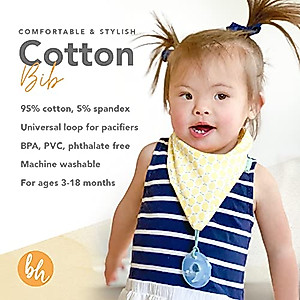 BooginHead Baby Bandana Pacifier Holder Cotton Bibs 2-Pack, Camouflage