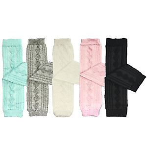 Bowbear Set of 5 Baby & Toddler Leg Warmer Collection Premium Value Pack, VS5
