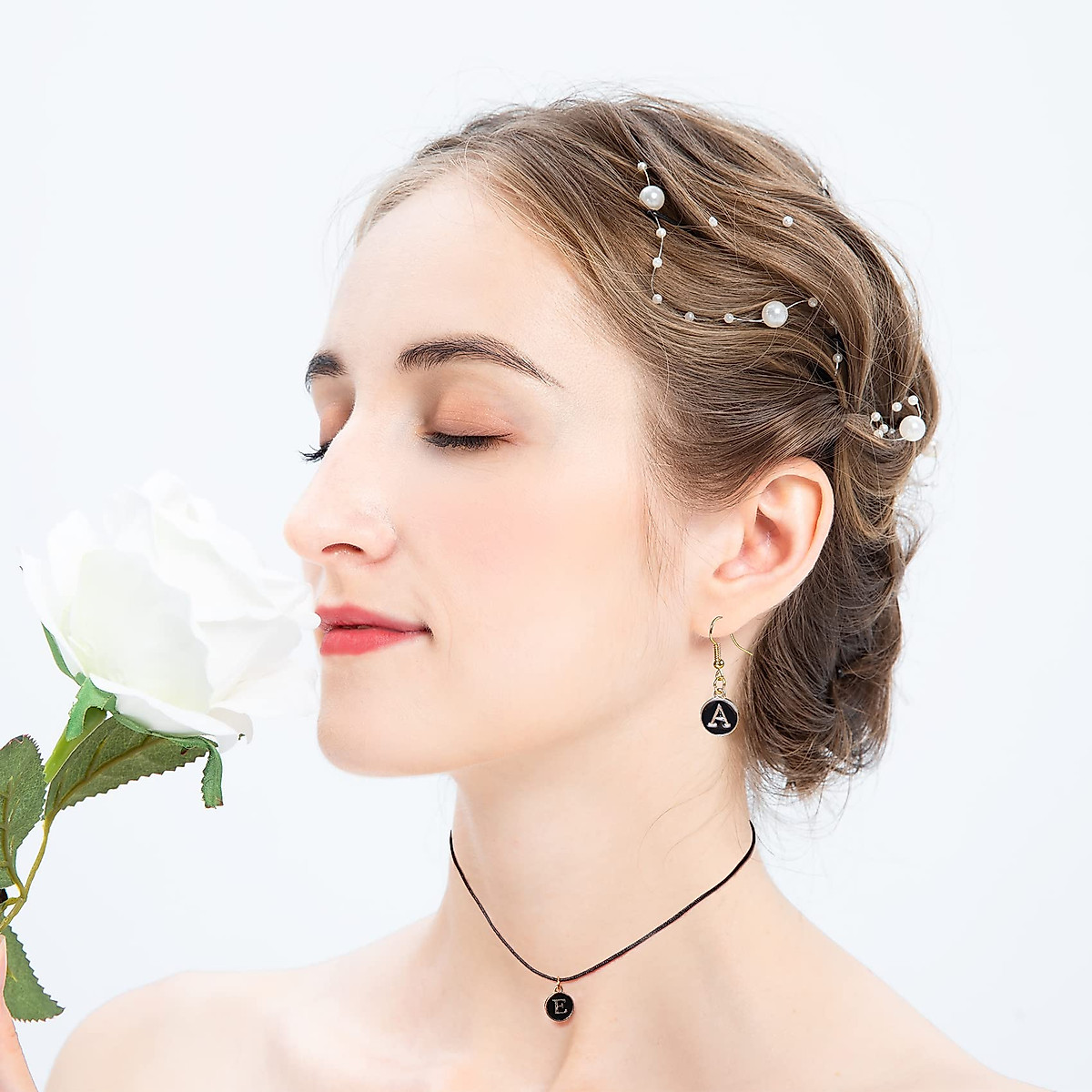 Beadtales 20 Pcs Letter Charms Enamel Alphabet Double Sided Charms for Bracelets Necklace Jewelry Making