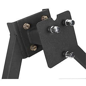 HH Building Rear Bumper with Tire Carrier & D-Ring Fits YJ & TJ (Black, Iron Steel)