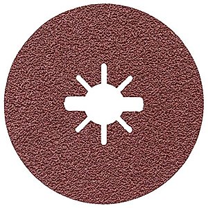Bosch Professional 2608619165 Fibre Sanding Discs Expert (for Metal, X-Lock, R444, Diameter 115 mm, Grain Size 24, Bore Diameter 22.23 mm)
