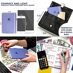 Clever Fox Budget Book 2.0 – Simple Budgeting Planner for Beginners – Financial Notebook with Money Spending, Debt & Bill Tracker (Lavender)