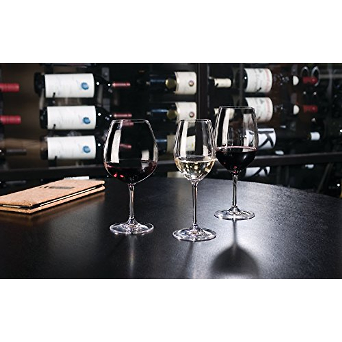 Carlisle FoodService Products Alibi Wine Glass Clear Glass for Restaurants, Catering, Kitchens, Plastic, 20 Ounces, Clear