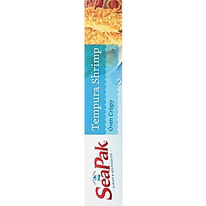 SeaPak Tempura Shrimp with Oven Crispy Breading and Sweet and Spicy Orange Sauce, Frozen, 8.2 oz