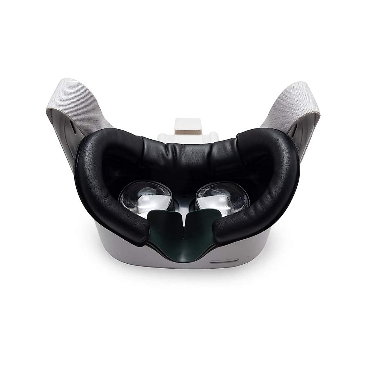 VR Cover Facial Interface Bracket & Foam Replacement with Lens Protector Cover for Meta Quest 2 (Standard Edition)