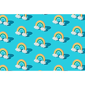 Rainbow Cloud Cookie Cutter, Premium Food-Grade Stainless Steel, Dishwasher Safe