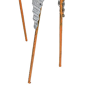 Alpine Corporation JUM324 Alpine Sheet Metal Reindeer, Outdoor Festive Decoration for Garden, Lawn, Yard Holiday décor, 30