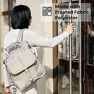 Nordace Comino Totepack Smart Convertible Bag Backpack with USB Charging Port, Water Resistant - 15.6 Inch Laptop Compartment Laptop Backpack for Everyday, Work (Gray)