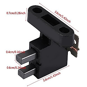 Zopsc 10PCS Universal Carbon Brush for 4KW 5KW 7KW Generator Conduction Heat Conduction and Lubricating Properties