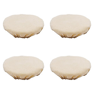 Vencer Elastic Cloth Jar Covers,100% Cotton Stretchy Cloth Covers for Wide Mouth Jar,Set of 4,VHF-017